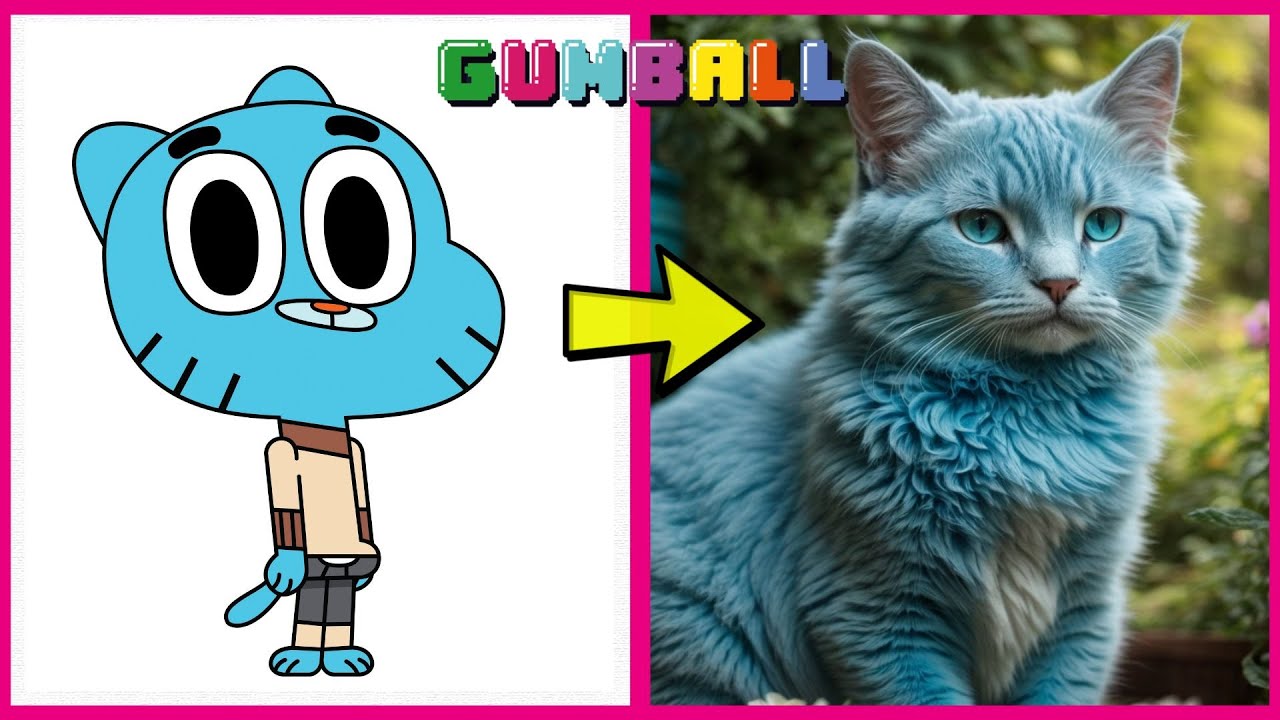 Gumball Characters In Real Life ! Actual Scenes 🎦! - YouTube
