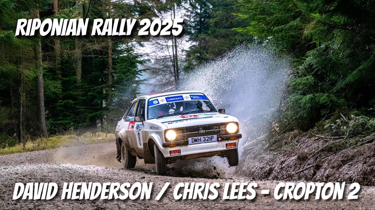 Riponian Rally 2025 - David Henderson / Chris Lees - Ford Escort BDG ...