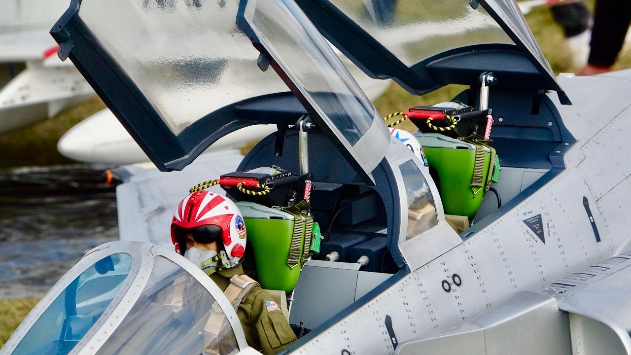 AMAZING and UNIC GIANT F-4 Phantom II Twin Turbine Super Scale RC ...