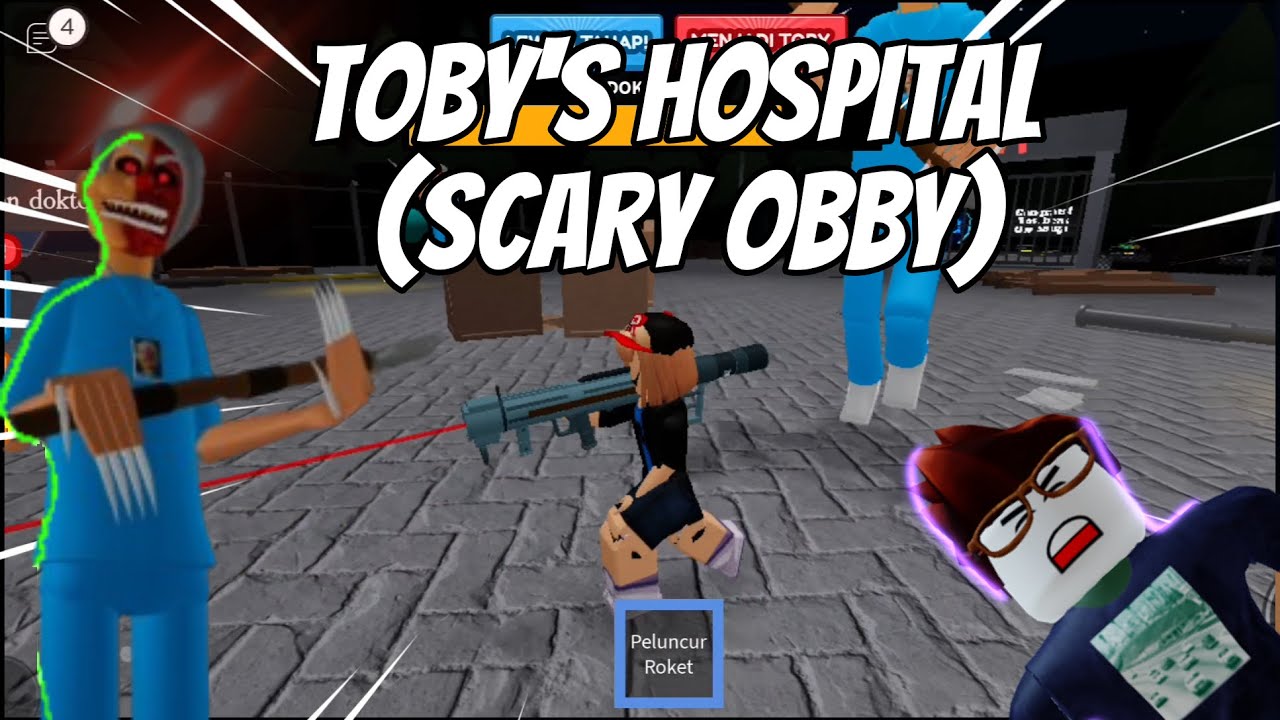 Toby's Hospital Scary Obby #Roblox #Gaming, Keluar Rumah Sakit Toby ...