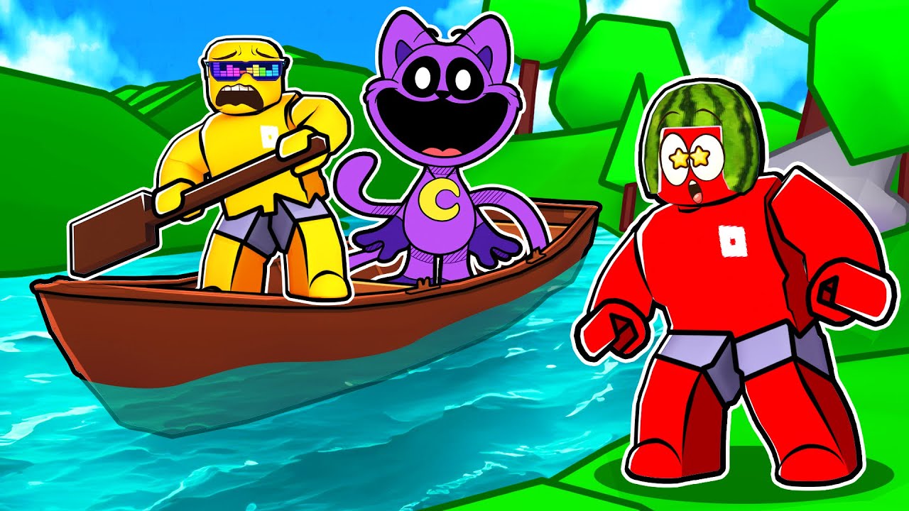 Building Smiling Critters In BUILD A BOAT - YouTube