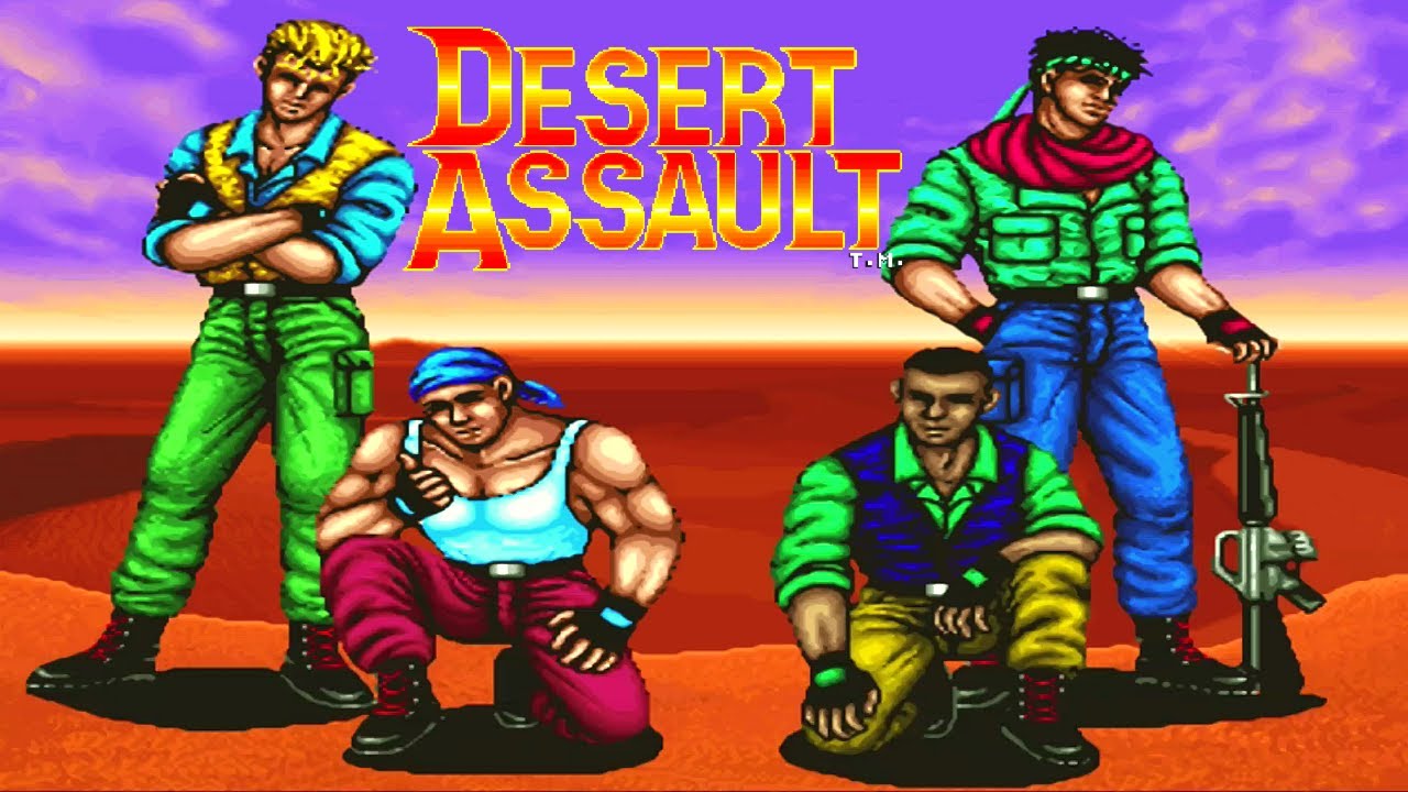 Desert Assault [Arcade] 1991 LongPlay - YouTube