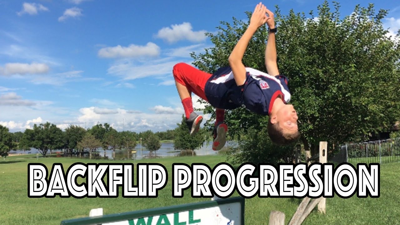BACKFLIP PROGRESSION (8 months) - YouTube
