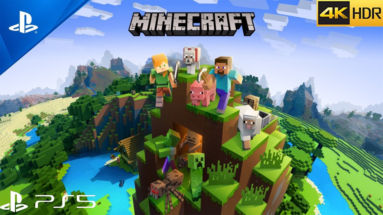 Minecraft - Gameplay PS5™ (4K HDR) - YouTube