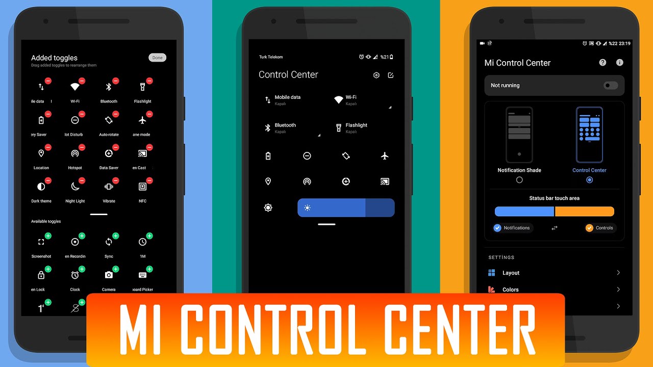 Mi Control Center App | Install MIUI 12 Control Center in Any Android ...