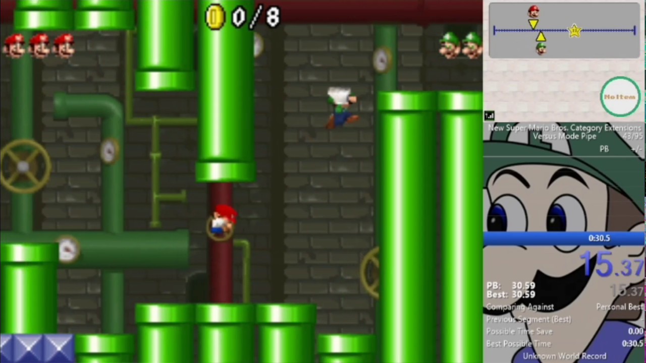NSMB Vs Mode Win Pipe in 30.467 (WR) ft. Mini Yip - YouTube