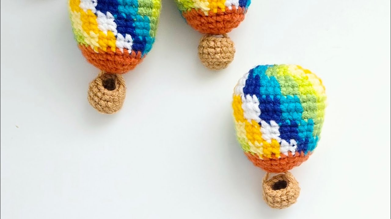 BTS HYYH Young Forever Hot Air Balloon handbag charm crochet tutorial ...