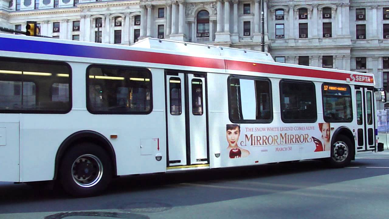 SEPTA: New Flyer D40LF #5554 Route 17 @ Market and North 15th Streets ...