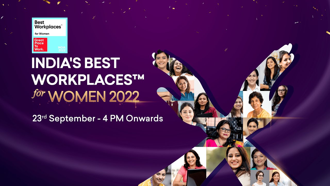 India’s Best Workplace™ for WOMEN (large) Top 100 - YouTube