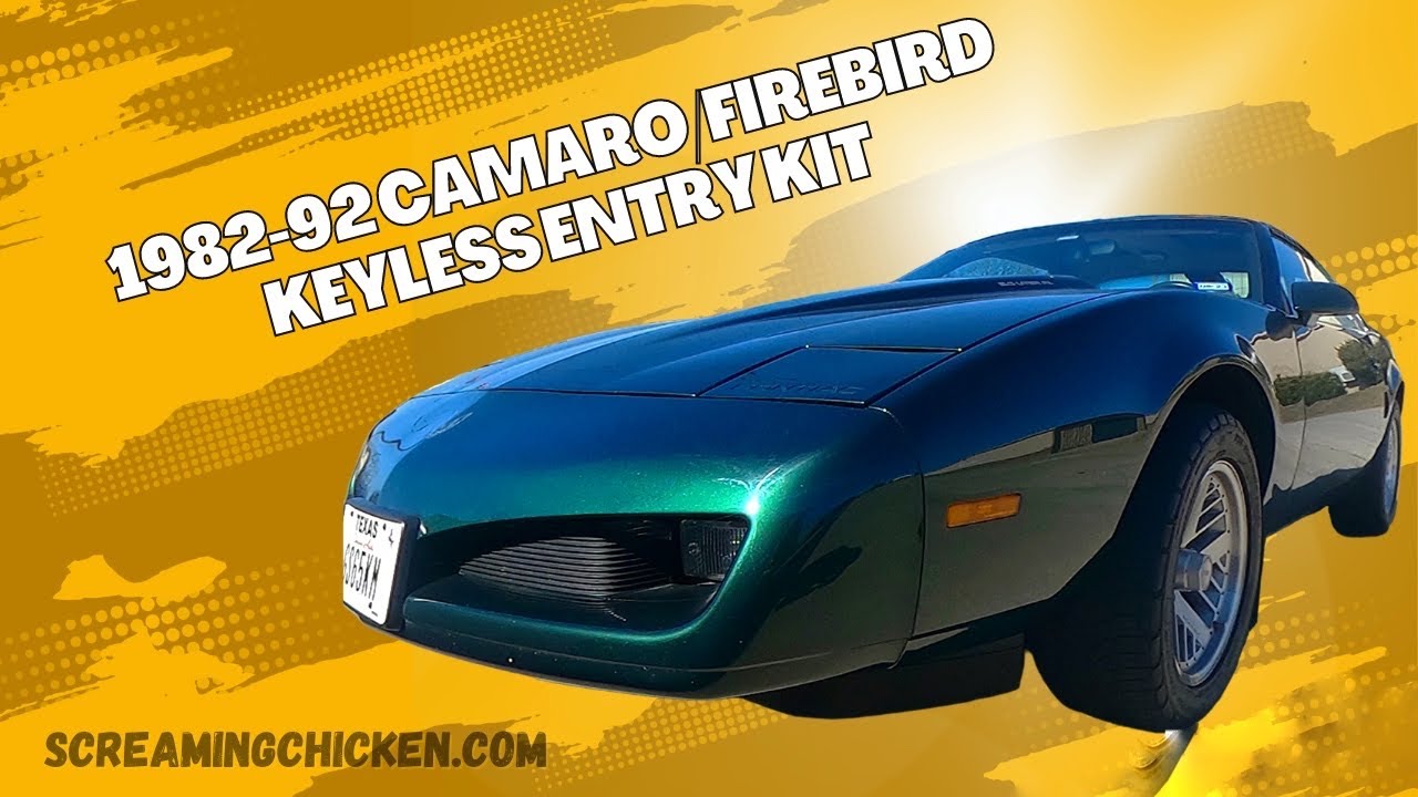 1982-92 Camaro/Firebird Keyless Entry Kit - YouTube