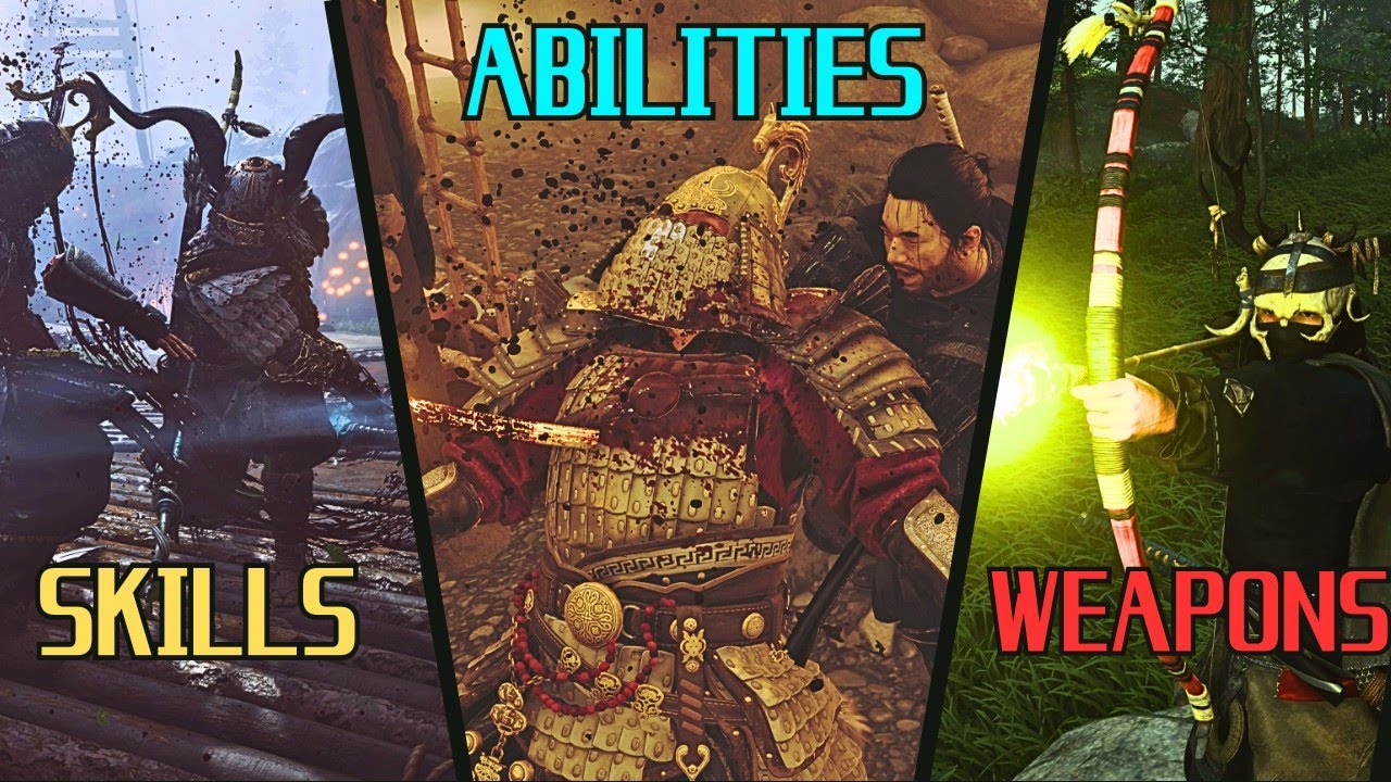 Ghost of Tsushima All Stances, Skills, Ghost weapons and Weapons ...