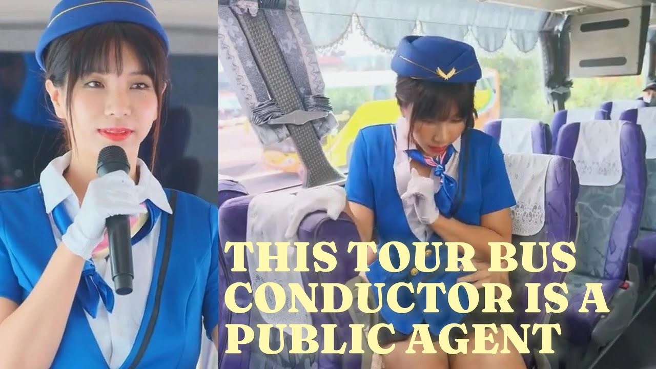 Public Agent Bus Conductor Give The Customer Special Service # ...
