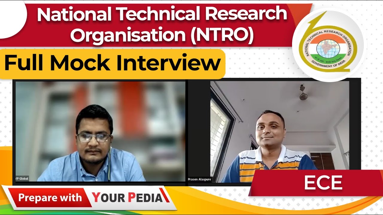 NTRO Full Mock Interview | Important Questions for NTRO | NTRO ...