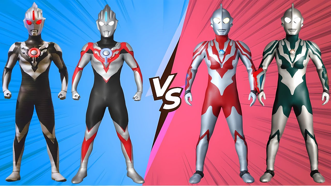 ULTRAMAN ORB ORIGIN VS ORB DARK VS ULTRAMAN RIBUT VS RIBUT DARKNESS ...