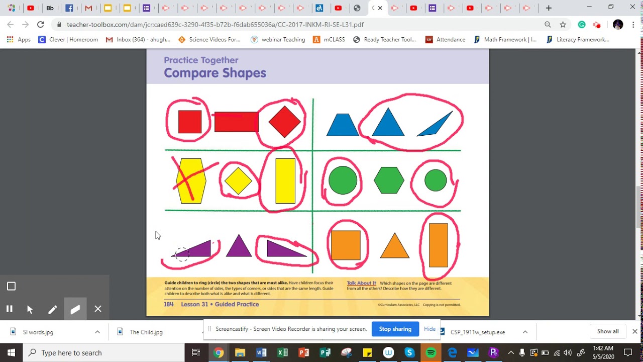 Comparing Shapes - YouTube