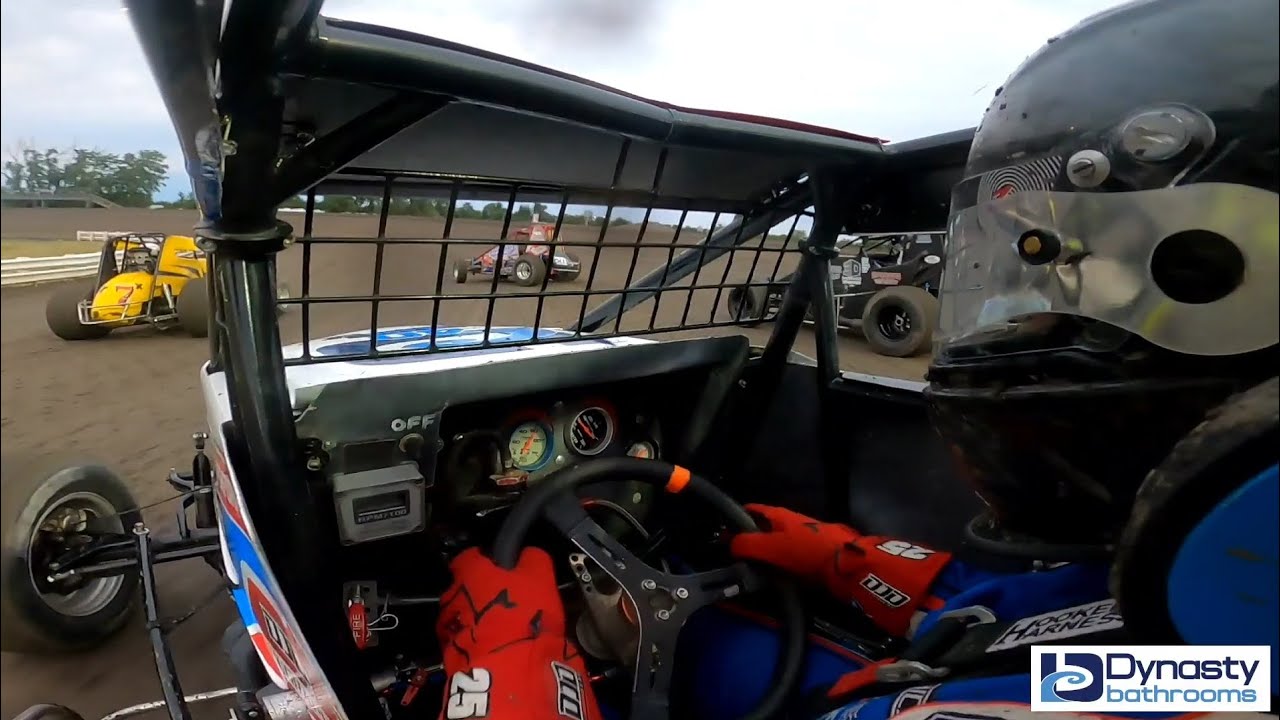 Nodak Speedway - Aug 4th 2024 - #25 Eric Guyot WRSS Non-Wing Sprint Car - Feature - Minot, ND ...
