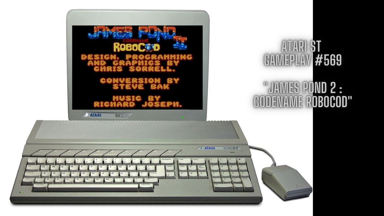 James Pond II : Codename Robocod (Atari ST / Gameplay #569) - YouTube