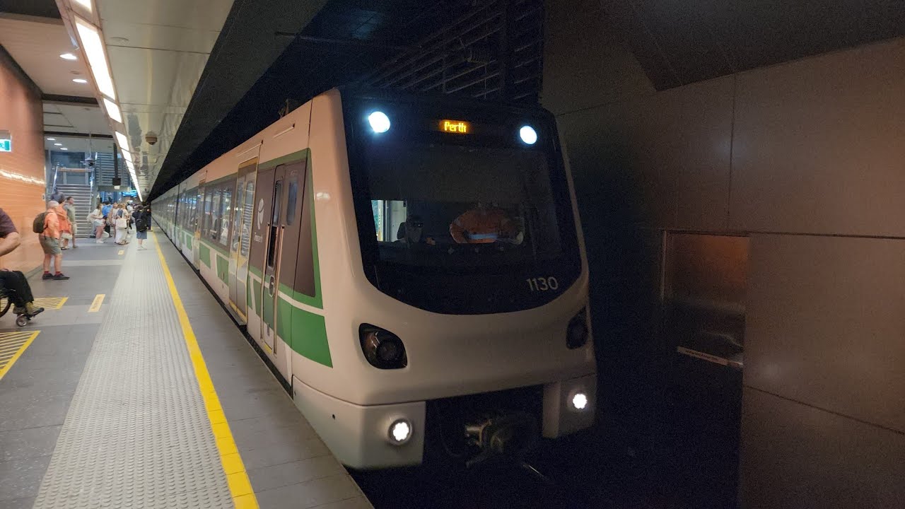 Transperth Metronet Train Alstom X'Trapolis C-Series Set 130 Arriving ...