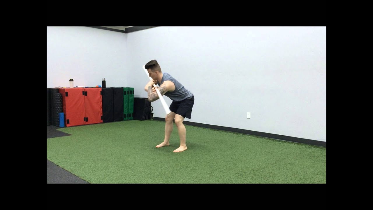 Dowel T Spine Rotation - YouTube