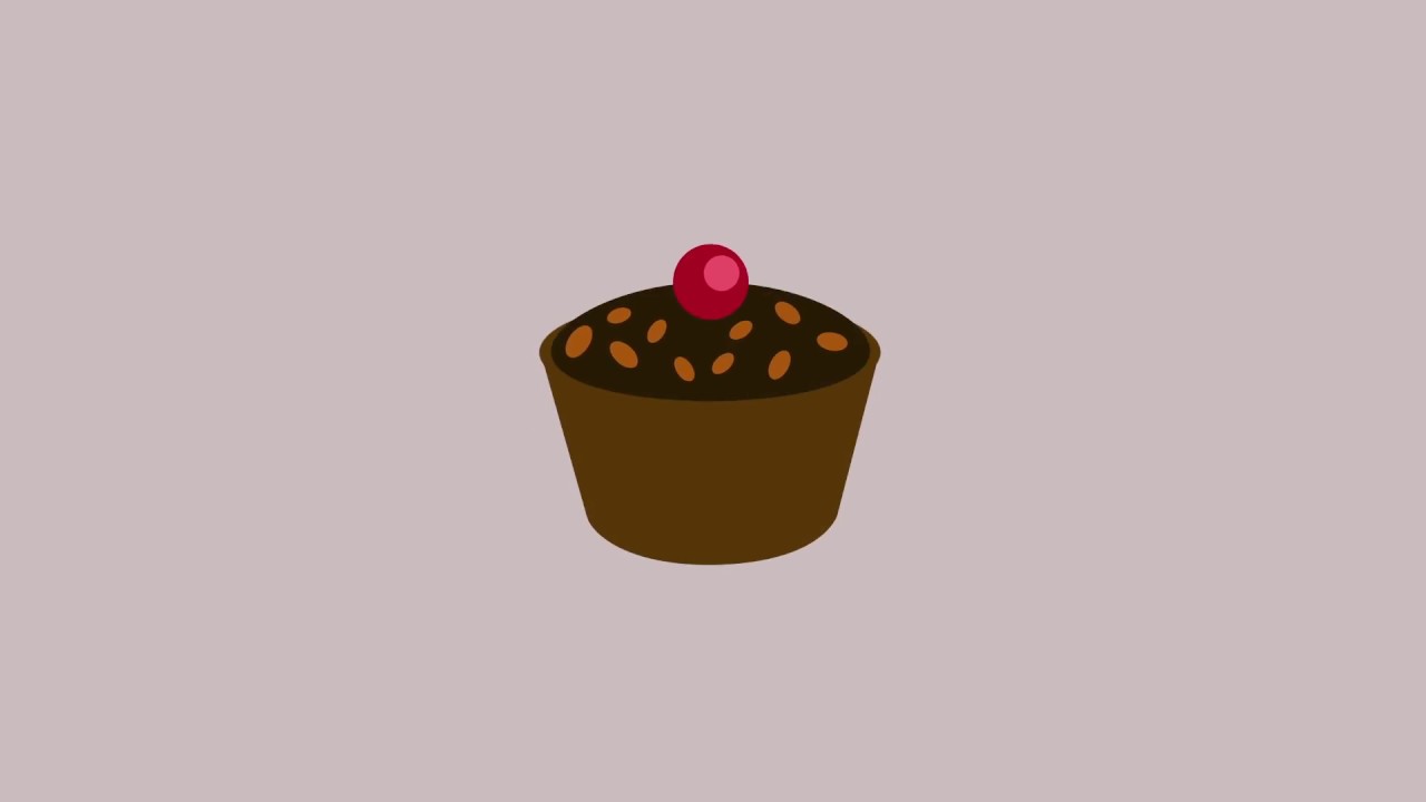 Simple Cupcake Animation (After Effects) - YouTube