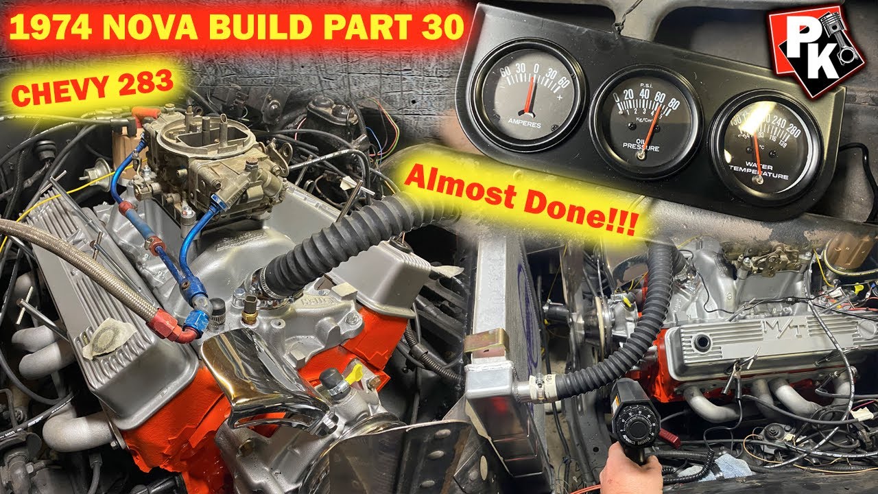 CHEVY 283 DONE!!!! / 1974 Chevy Nova Build Part 30 - YouTube