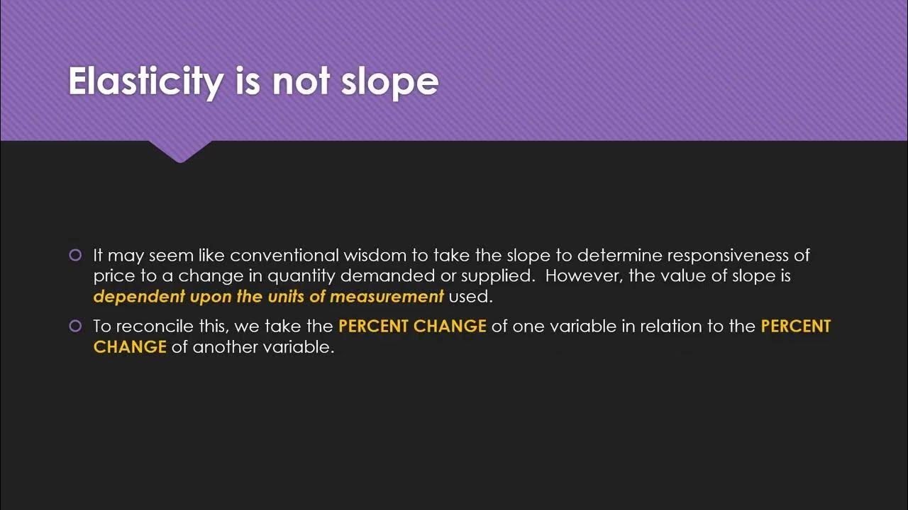 Elasticity Lecture | Principles of Microeconomics - YouTube