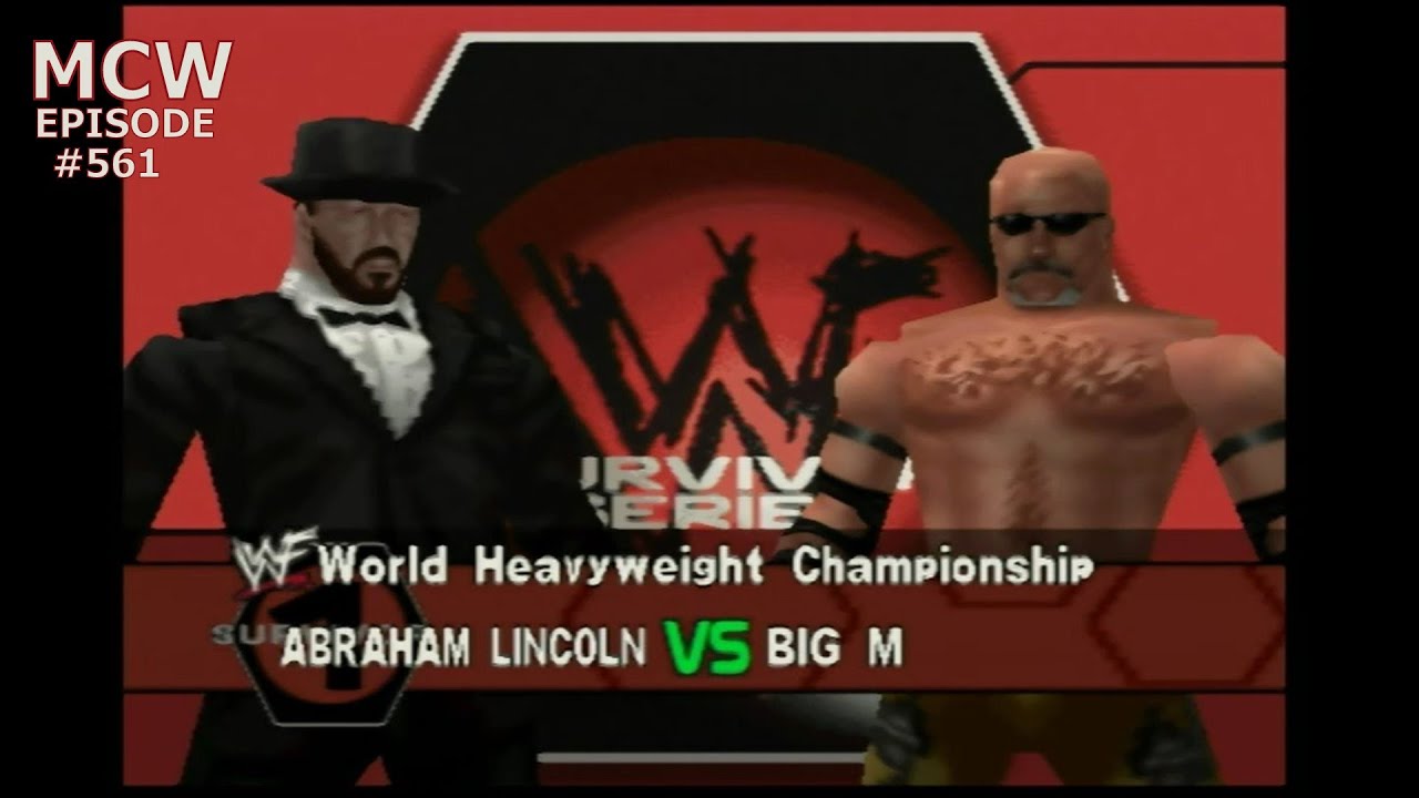 Abraham Lincoln vs. Big M - WWF World Heavyweight Championship ...