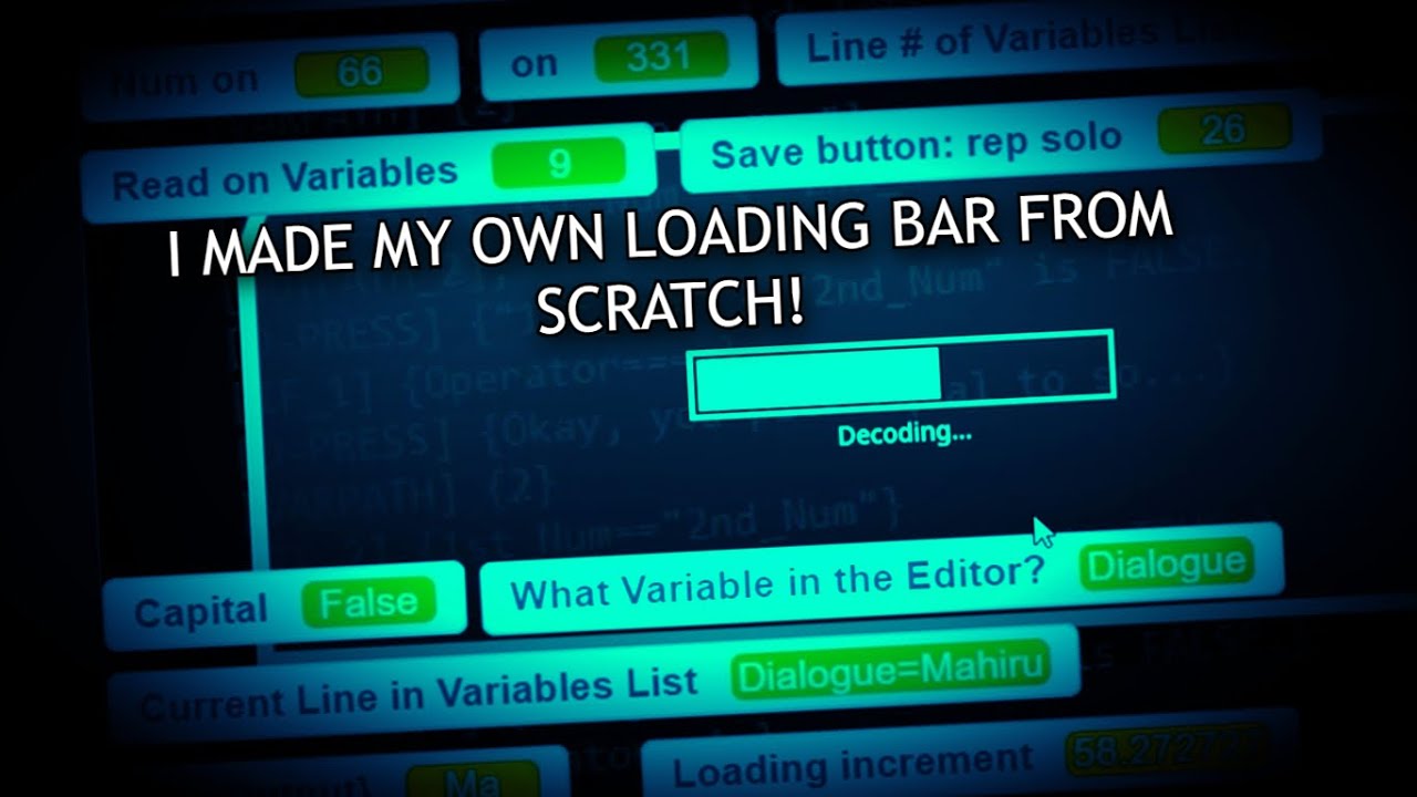 I made my own loading bar from Scratch! - YouTube