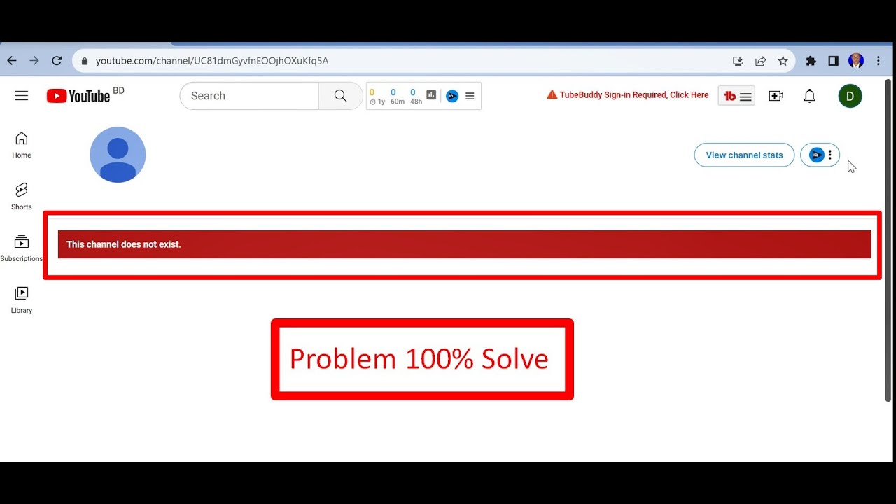 This channel does not exist Bright Computer Channel - YouTube