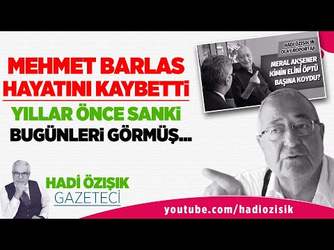 HAYATINI KAYBEDEN MEHMET BARLAS'LA YILLAR ÖNCEKİ RÖPORTAJIM... SANKİ BUGÜNLERİ GÖRMÜŞ!