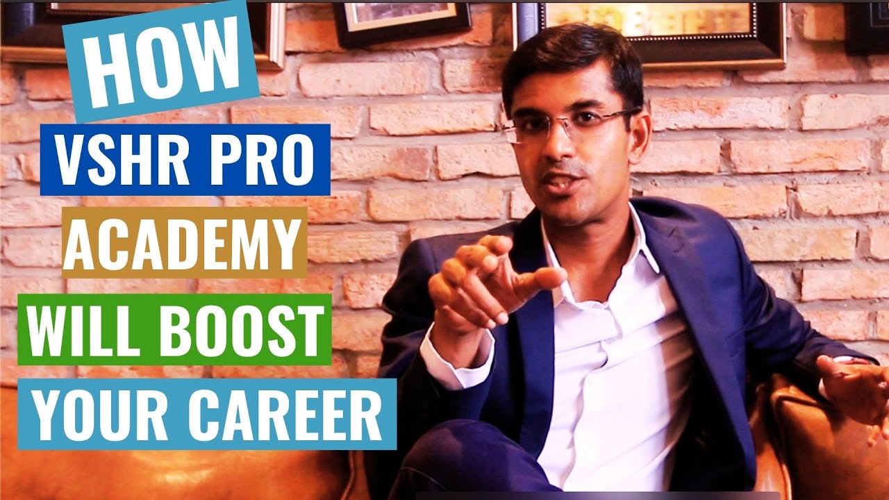 Your career path with VSHR pro academy - YouTube