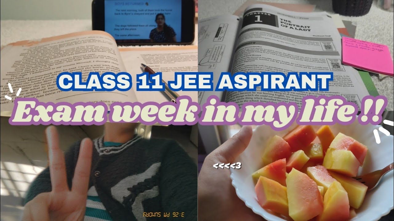 Exam week in my life !!! - YouTube