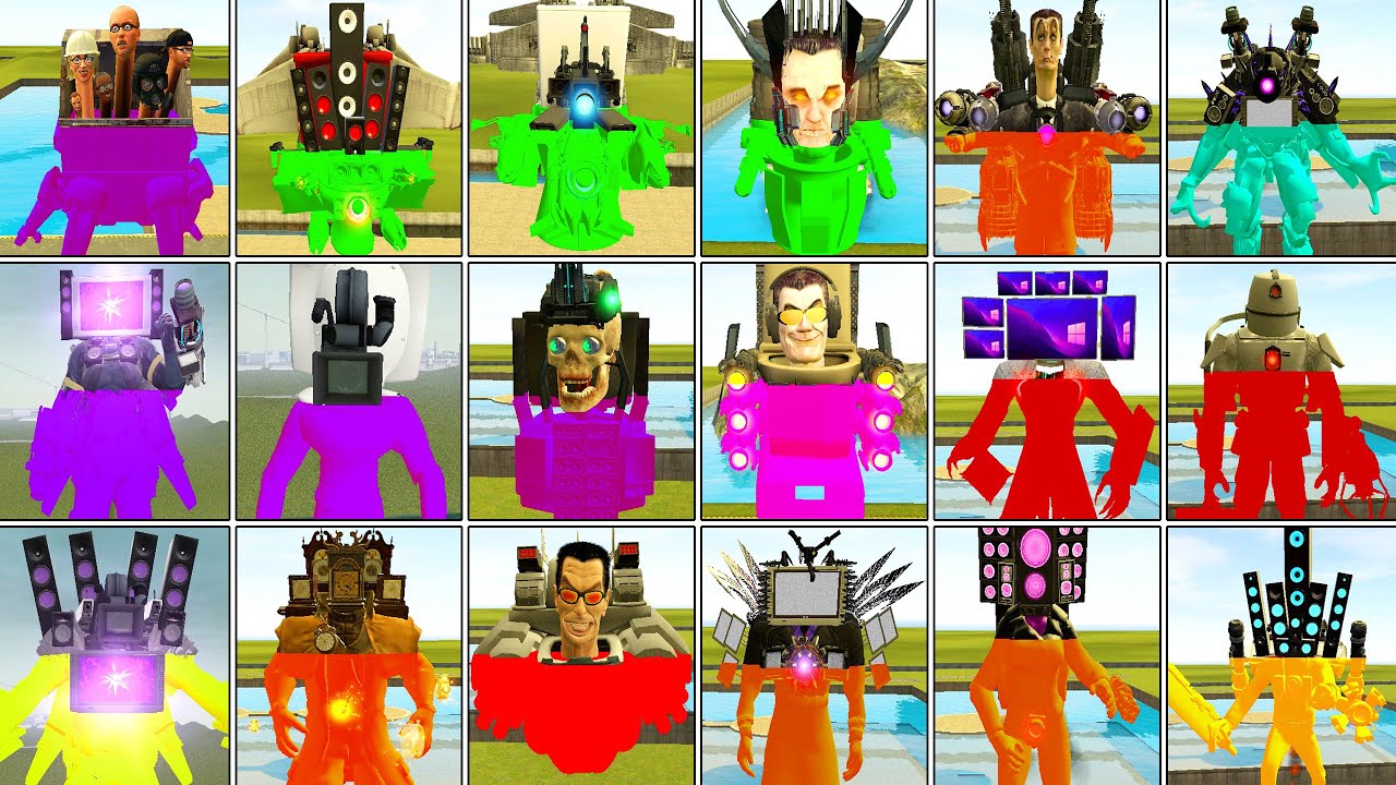 NEW TUNING INTO FULL COLORED WHICH TITAN IS THE STRONGEST IN GMOD ...