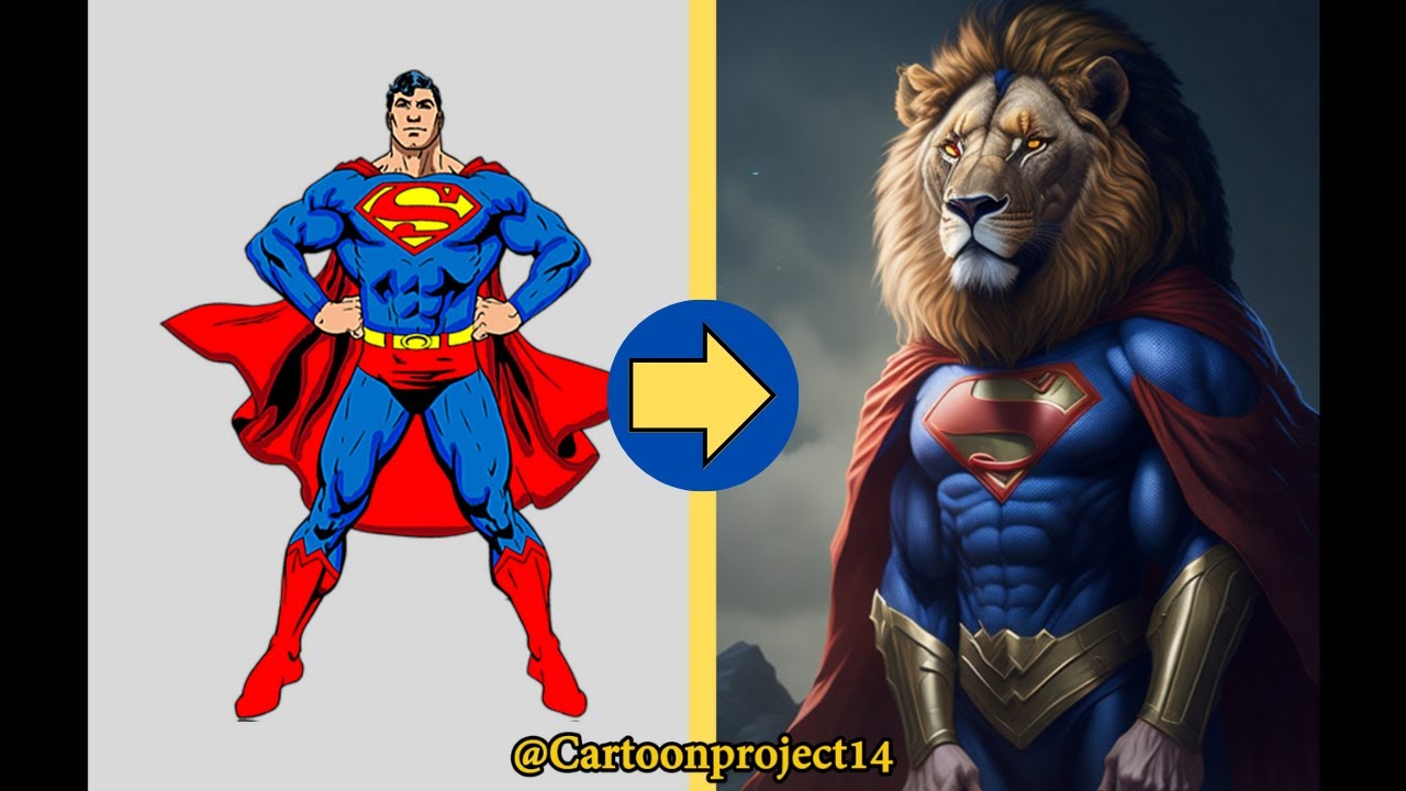 The Lion but Superheroes 💥 (MARVEL & DC) All Your Favorite Characters ...