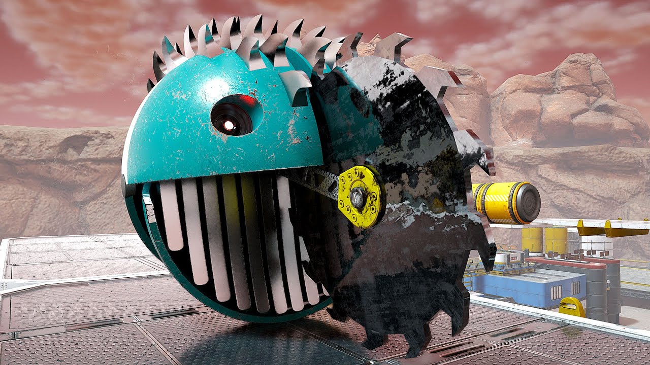 Pacman, Chain Chomp, and Lava Robot in a Thrilling Escape from a High ...