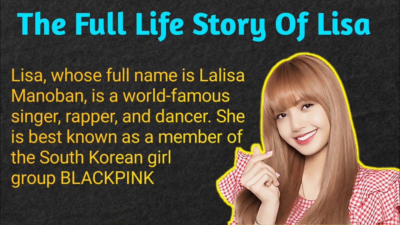 The Full Story Of Lisa History.#lisa #kpop #history - YouTube