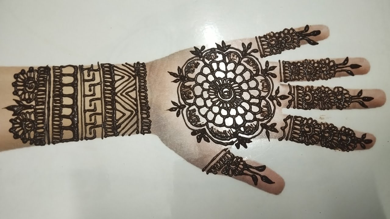 beautiful front hand design 😍😍/new design - YouTube