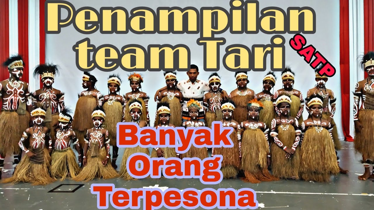 Team Tari SATP Mencuri Hati Warga Kuala Kencana Timika - YouTube