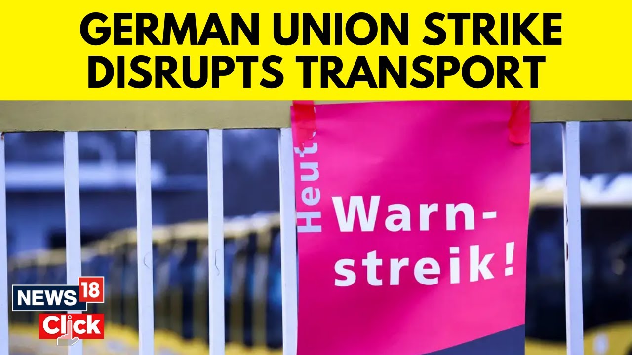 Germany Strike | German Transport | Workers' Strike Disrupts Public ...
