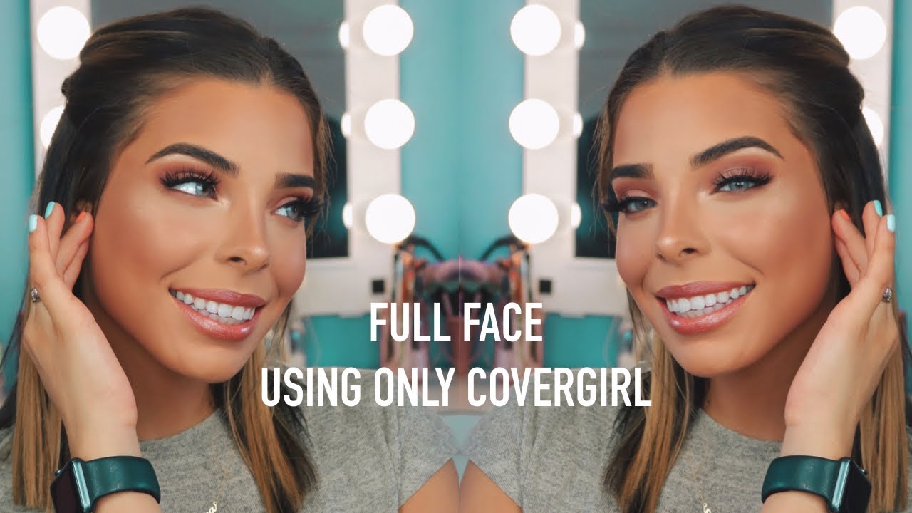 FULL FACE MAKEUP TUTORIAL USING ONLY ONE BRAND - YouTube