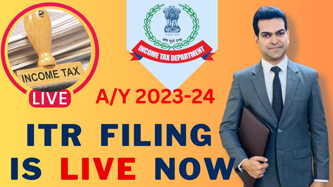 ITR filling is Now Live | AY 2023-24 | File your ITR | - YouTube
