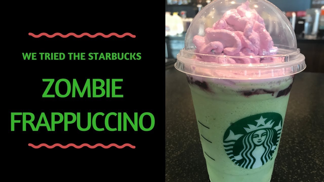 Starbucks Zombie Frappuccino — Our (very honest) review - YouTube