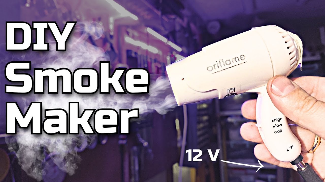 Making smoke machine DIY and Portable - YouTube