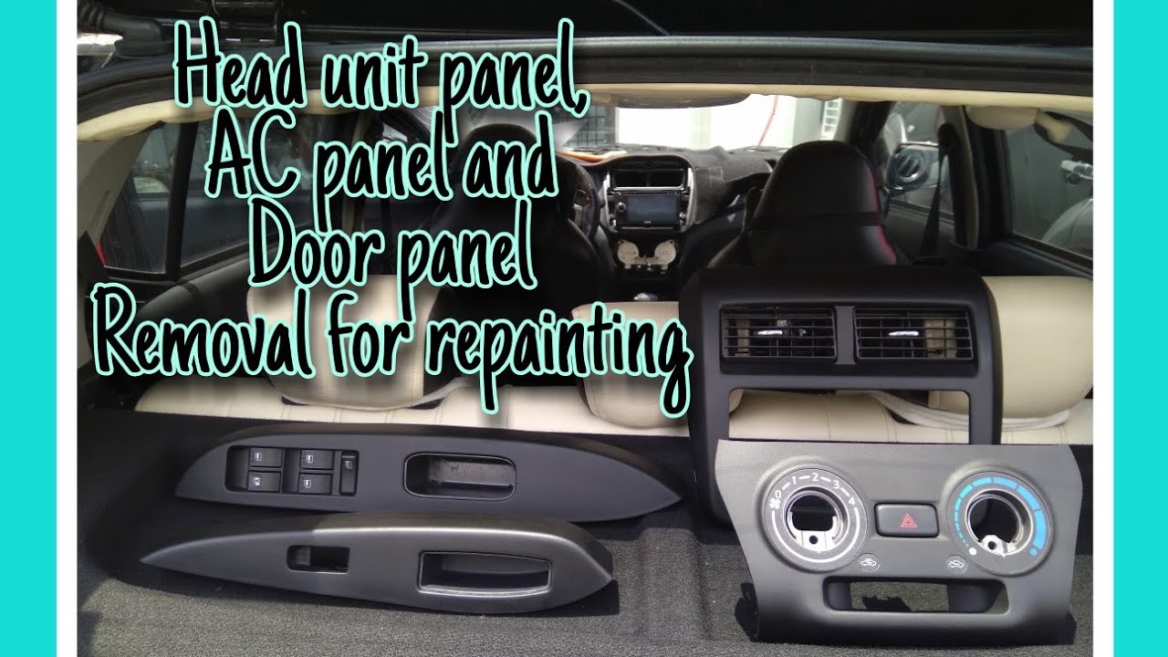 Car Vlog 33 - Head unit panel, AC panel and Door panel removal for ...