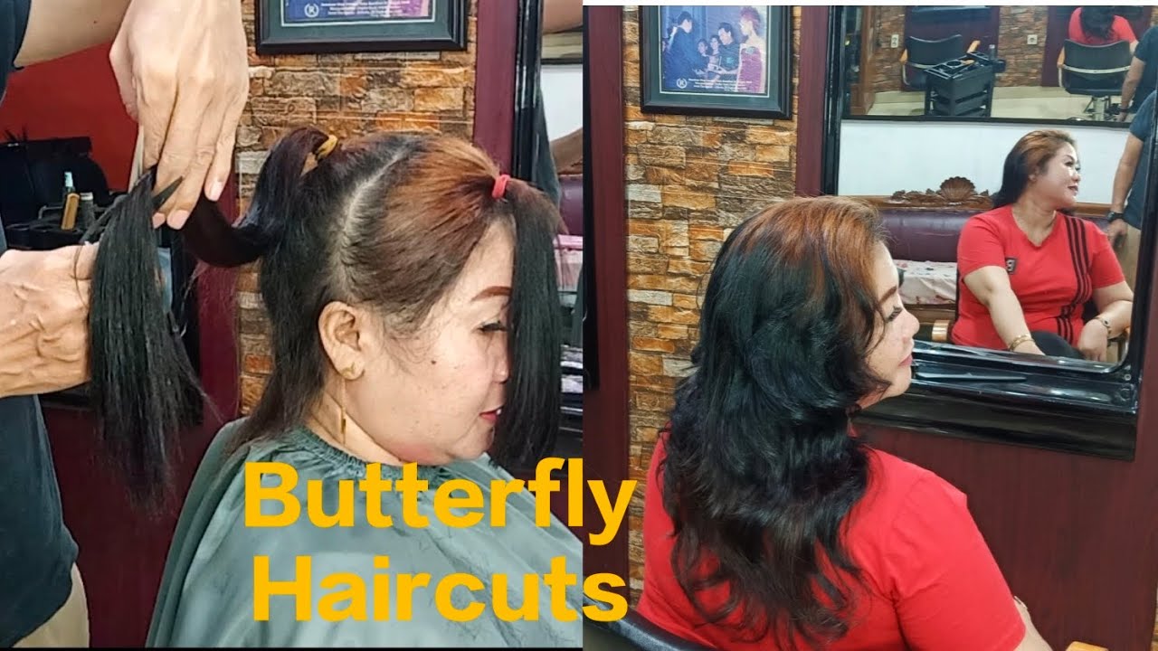 Cara Termudah Gunting Rambut Butterfly Haircuts - YouTube