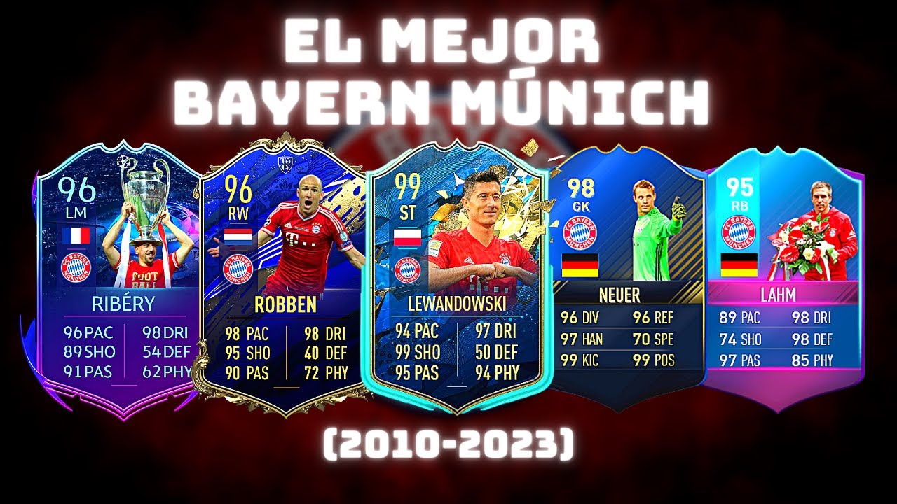 EL MEJOR BAYERN MUNICH PRIME EN TODOS LOS FIFA ULTIMATE TEAM | FIFA 10 ...