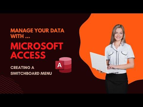 Creating a Switchboard Menu in Microsoft Access - YouTube