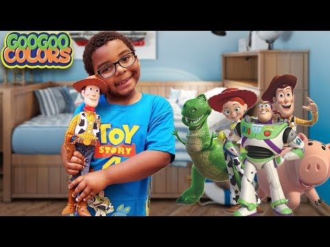 Where Are My Toy Story 4 Toys? (Hide and Seek Game With Goo Goo Colors)