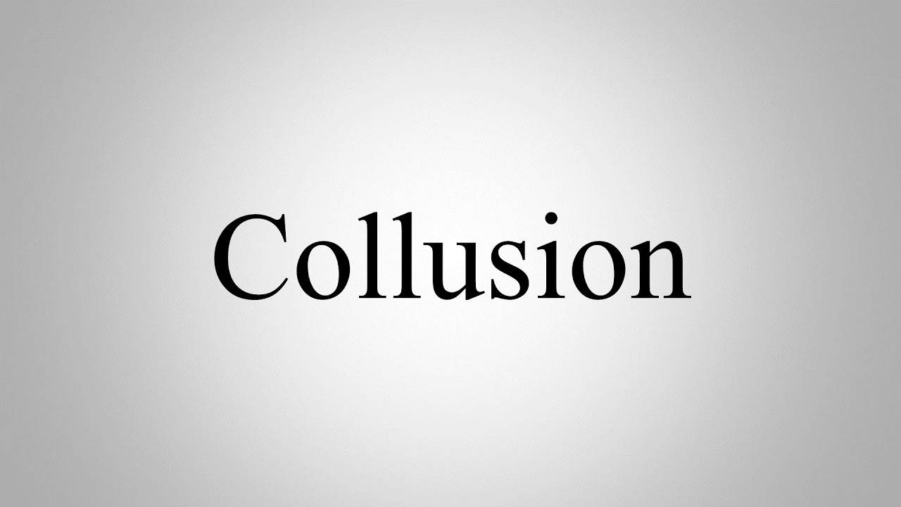 Learn How To Pronounce Collusion - YouTube