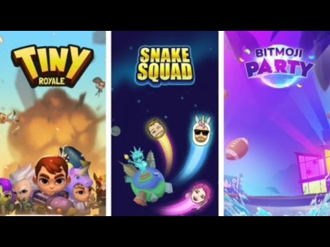 How to Start Bitmoji Games on Snapchat👻 - YouTube